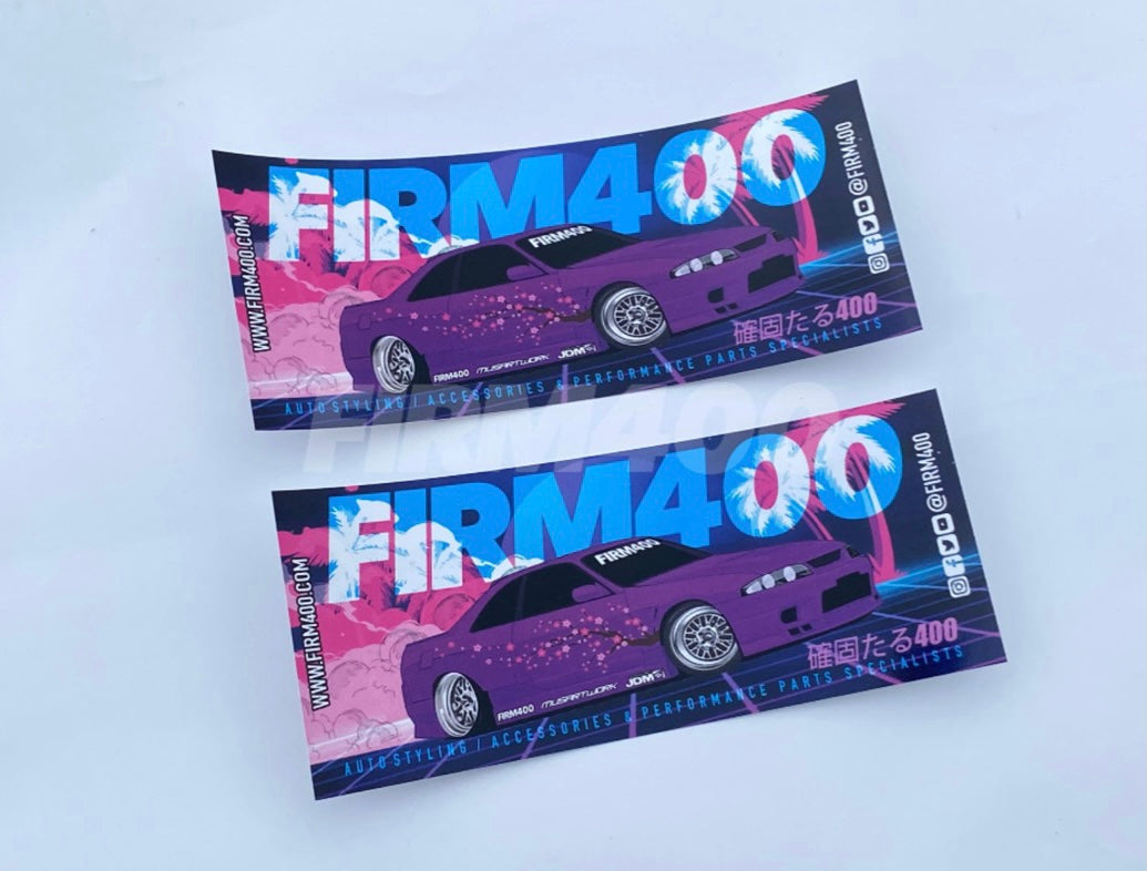 2" x 5" Firm400 Purple Cherry Blossom Nissan Skyline GTR R34 JDM Legen